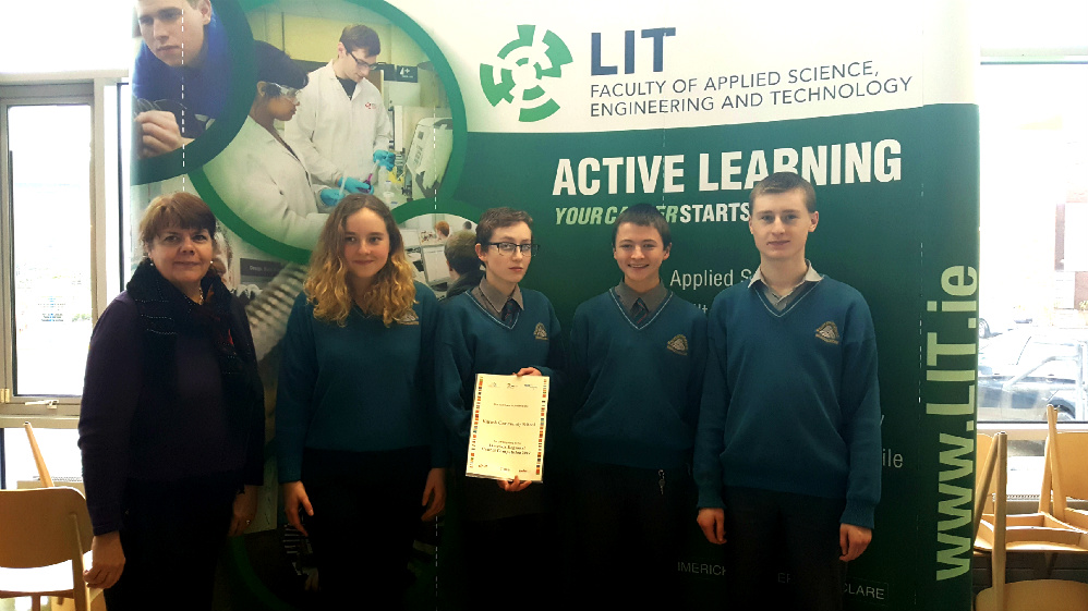 Kilrush Community School Win Limerick Regional Institute Space Competition