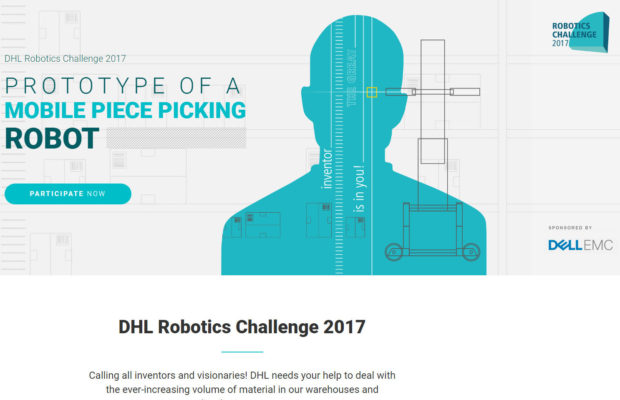 Dell EMC Announce Sponsorship of the 2017 DHL Robotics Challenge