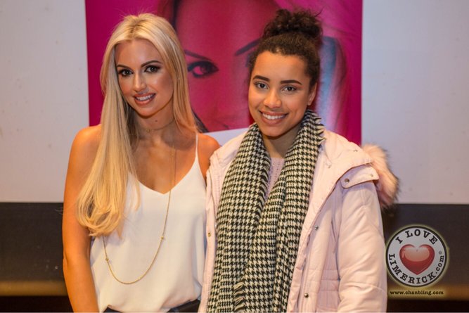 UL Mental Health Week Hosts Rosanna Davison Eat Yourself Fit Demo