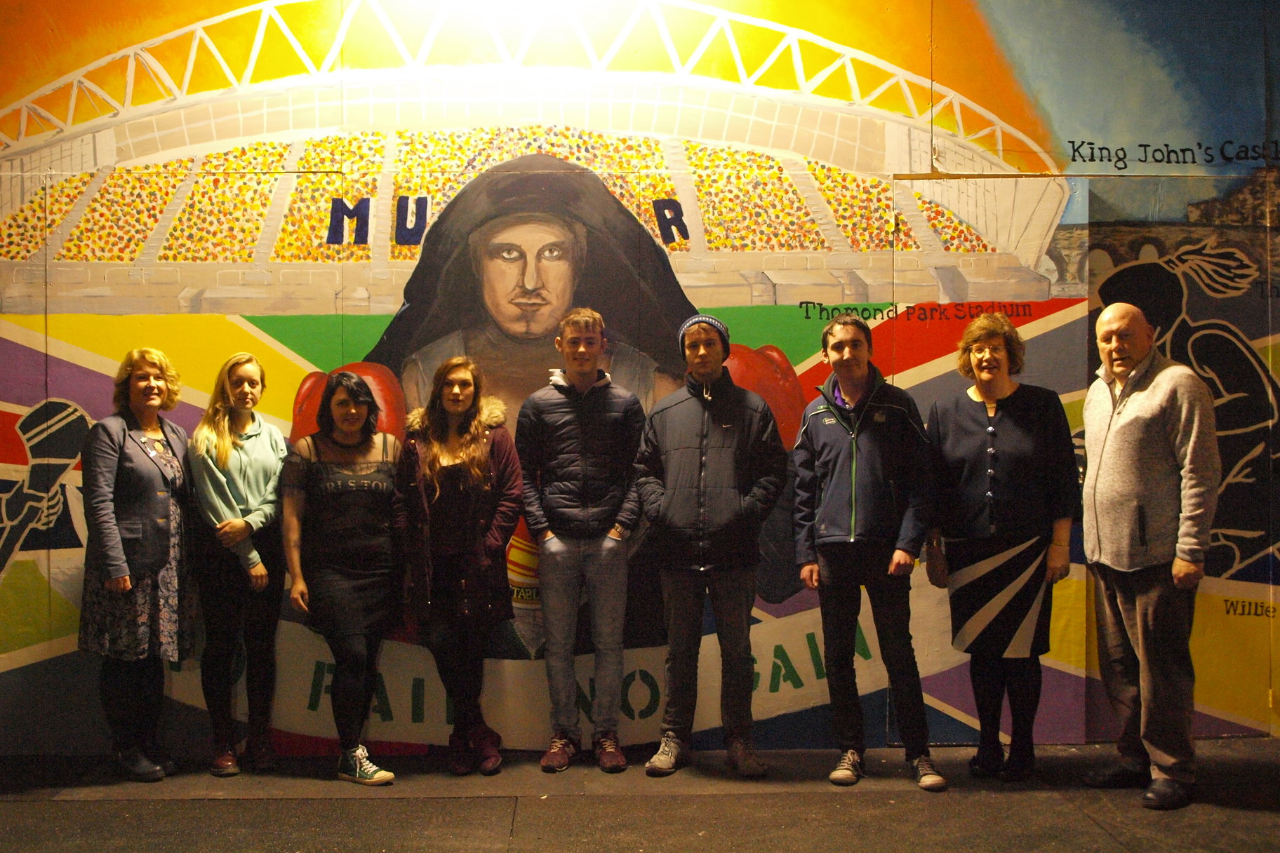 LCFE Art and Design students design Southside Boxing Academy mural