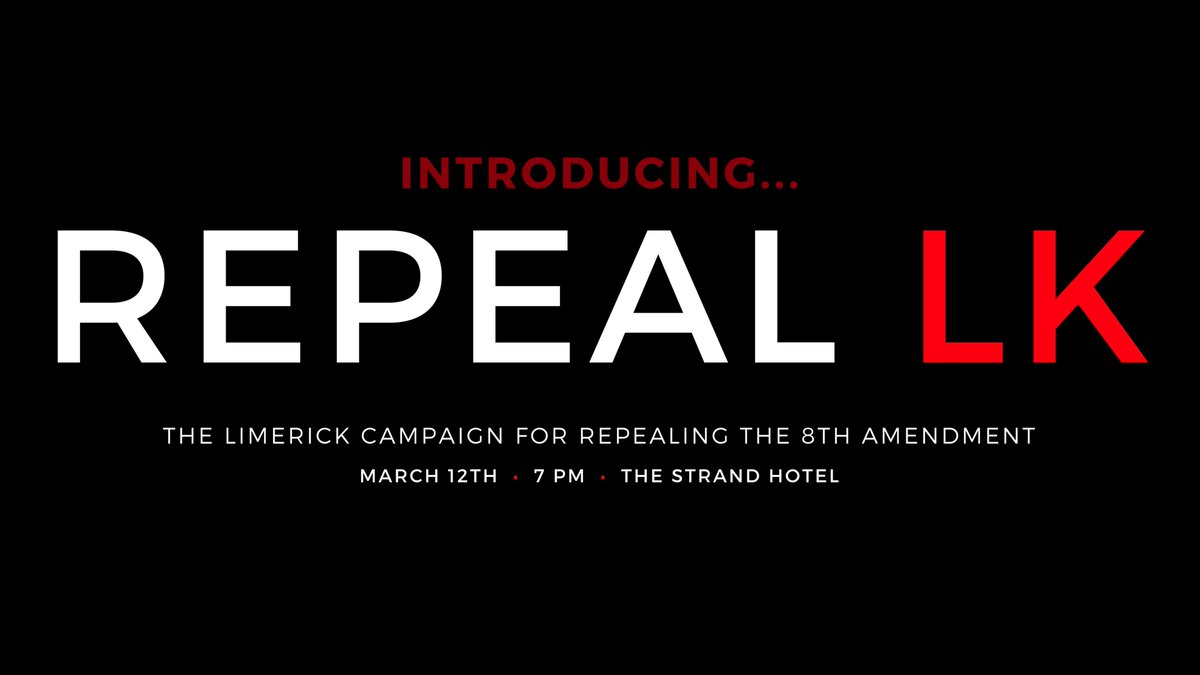 Repeal LK invite public to Introducing Repeal LK – the Limerick Campaign
