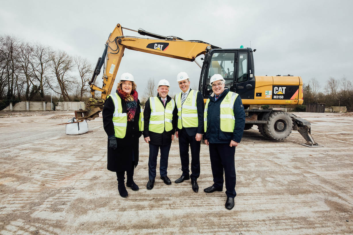New Gaelcholáiste Luimnigh campus visited by Minister Joe McHugh TD