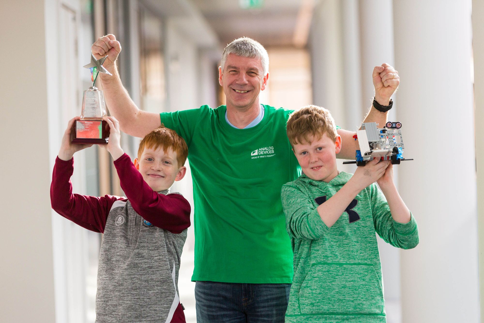 Scoil Mhuire Broadford are 2019 Analog Devices Robotics Champions