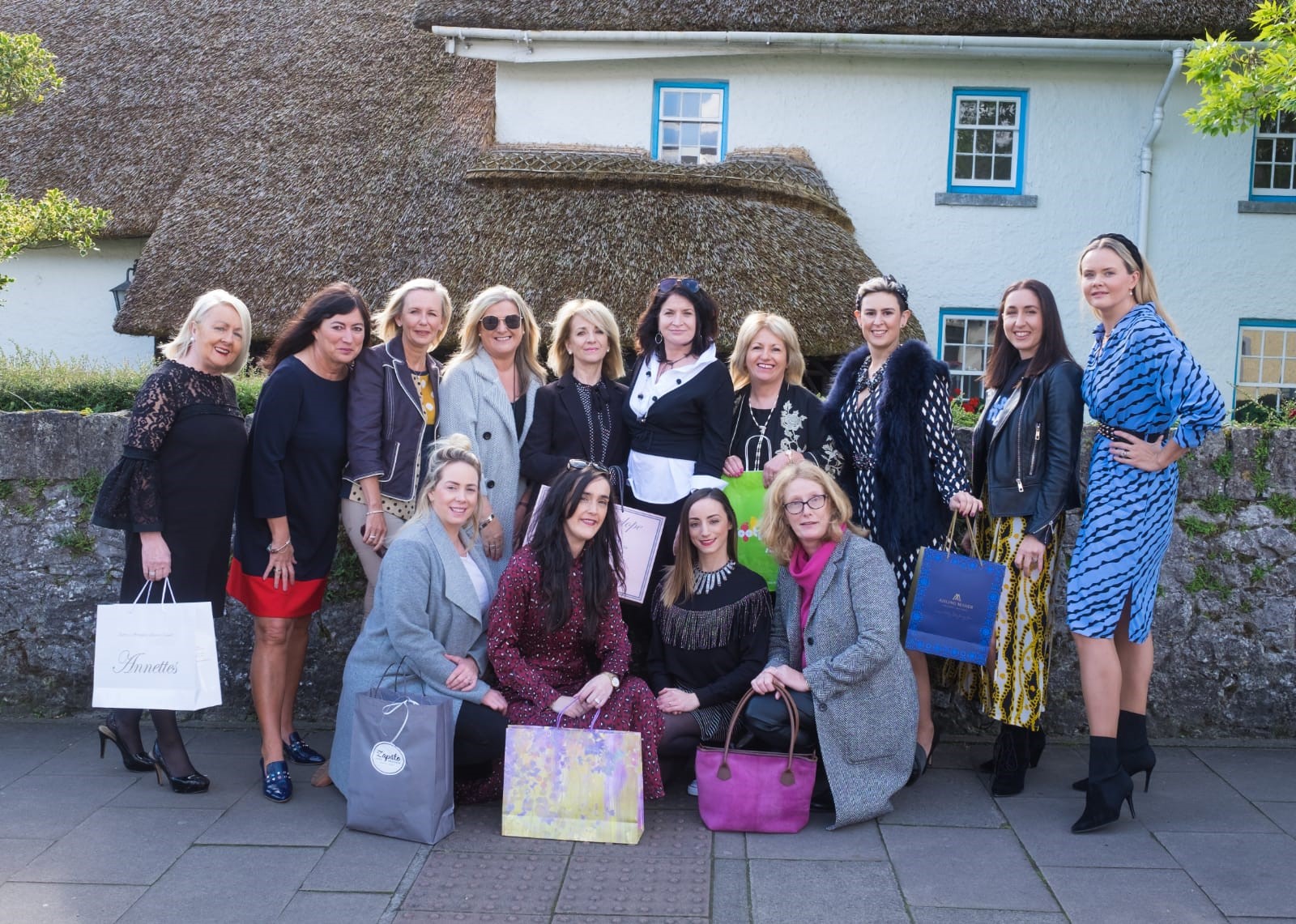 Adare village for fashion Gala Charity Show at Adare Manor Hotel.
