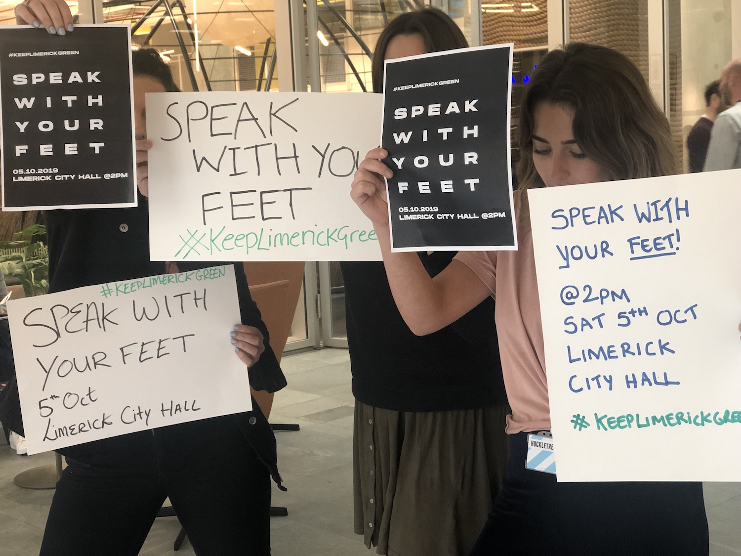 Speak With Your Feet And Keeplimerickgreen On October 5