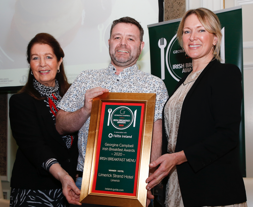 A Georgina Campbell Irish Breakfast Award goes to the Limerick Strand