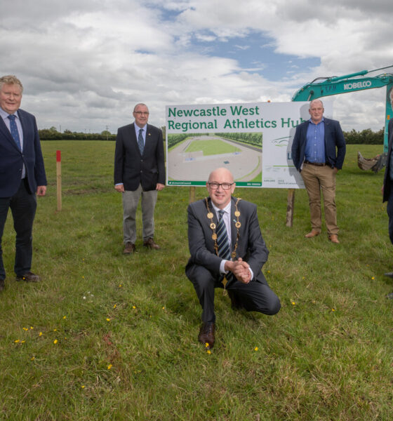 Sod turned on €3 million Newcastle West Regional Athletics Hub
