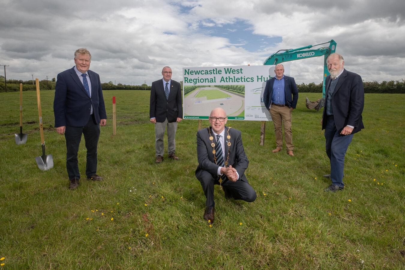 Sod turned on €3 million Newcastle West Regional Athletics Hub