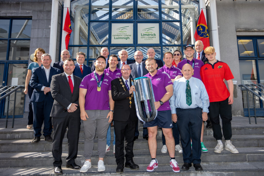 URC Champions Munster Rugby welcomed to Merchant's Quay