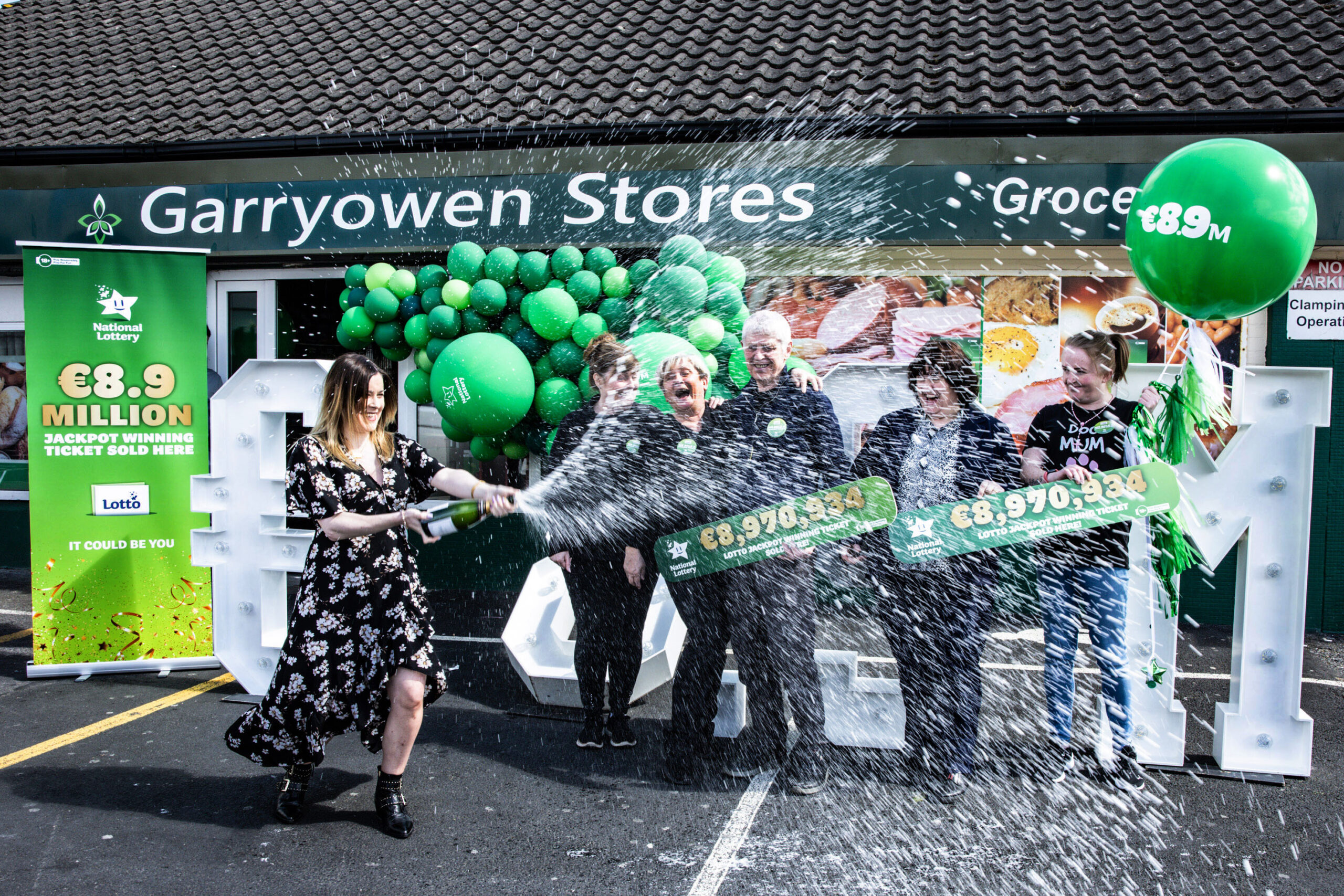 Garryowen neighborhood celebrates €8.9 million Limerick Lotto win