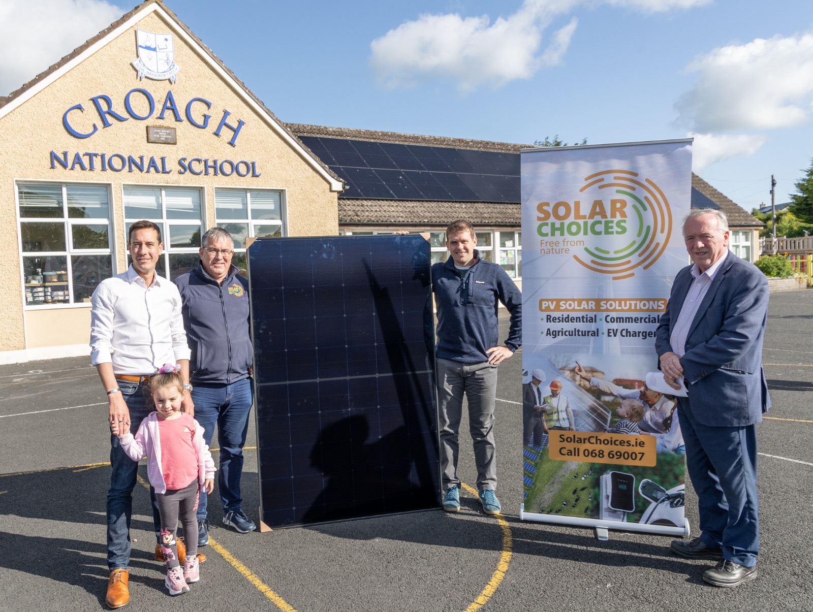 Croagh National School gets new solar panel installation