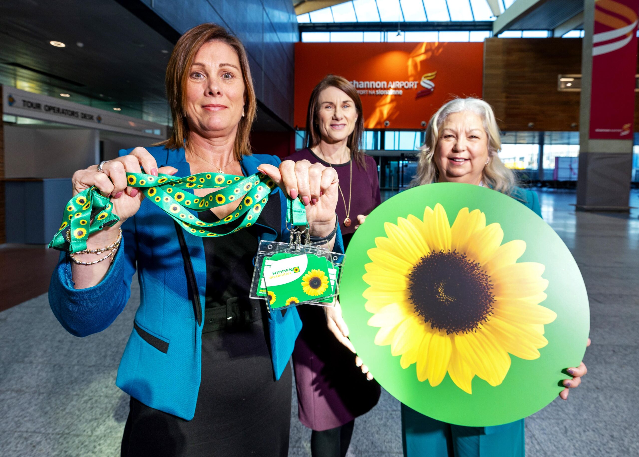 Shannon Airport Hidden Disabilities Sunflower awareness