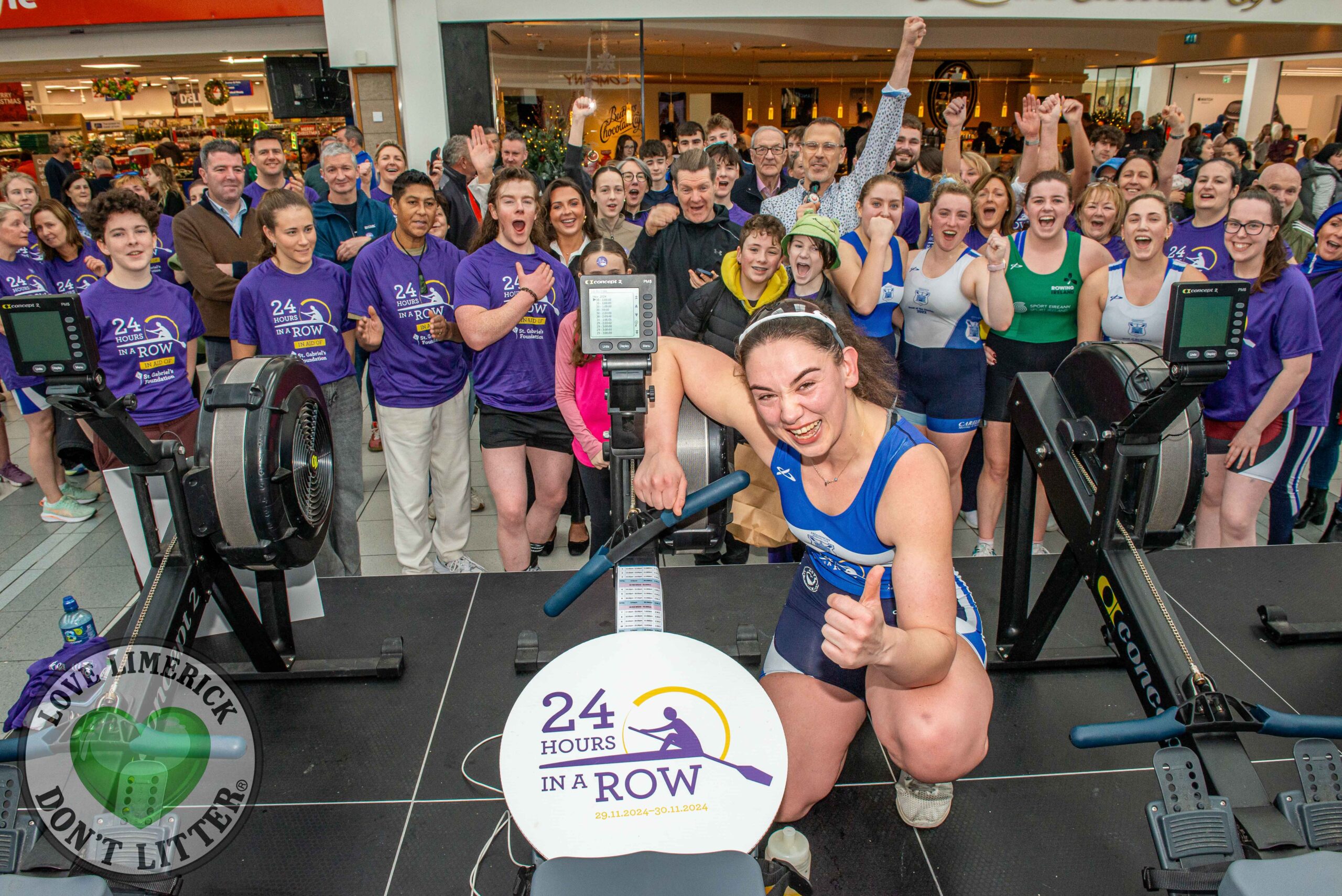 Kate Healy breaks Rowing World Record in aid of St Gabriel's