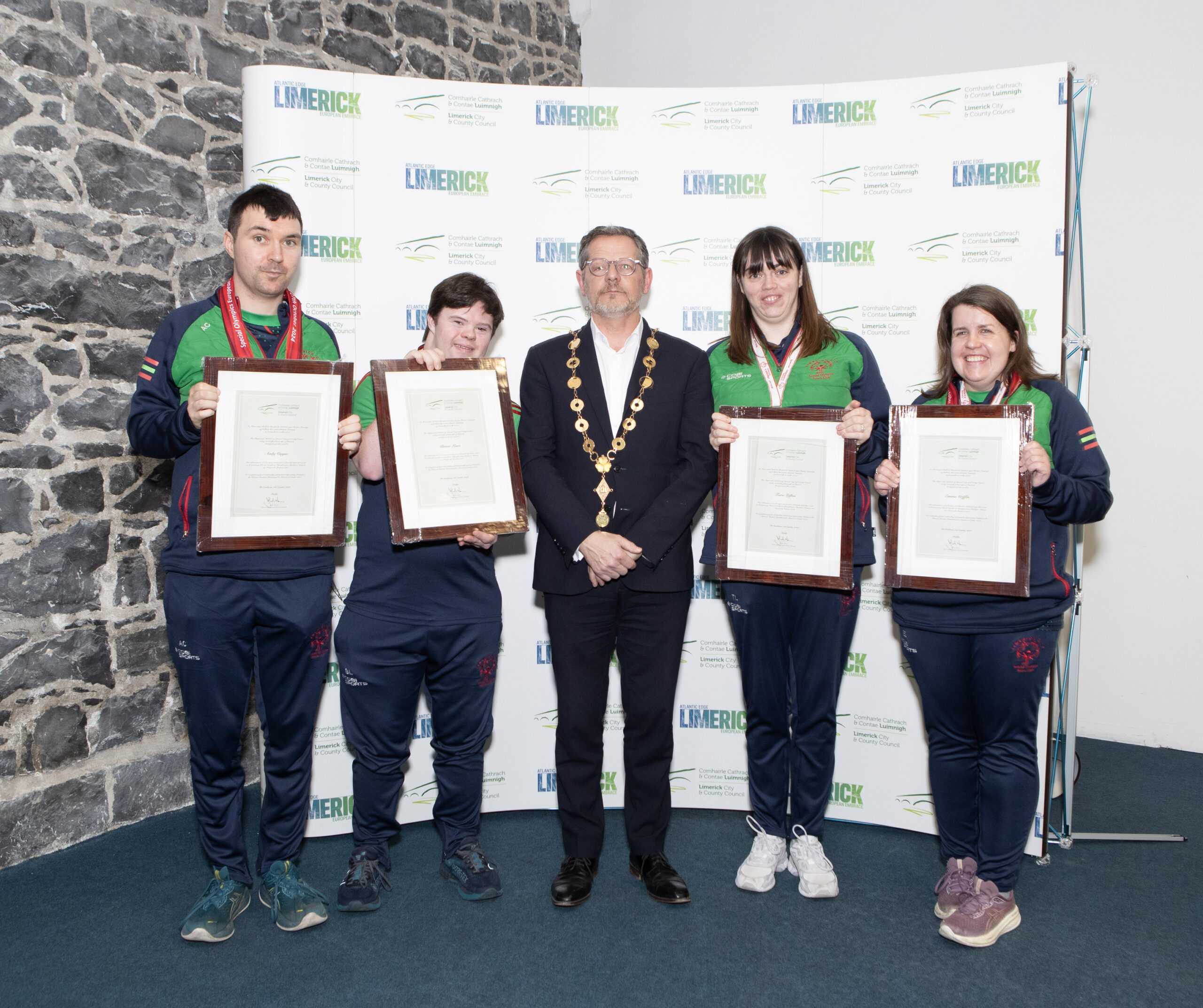 Local sports teams Mayoral Reception honours achievements