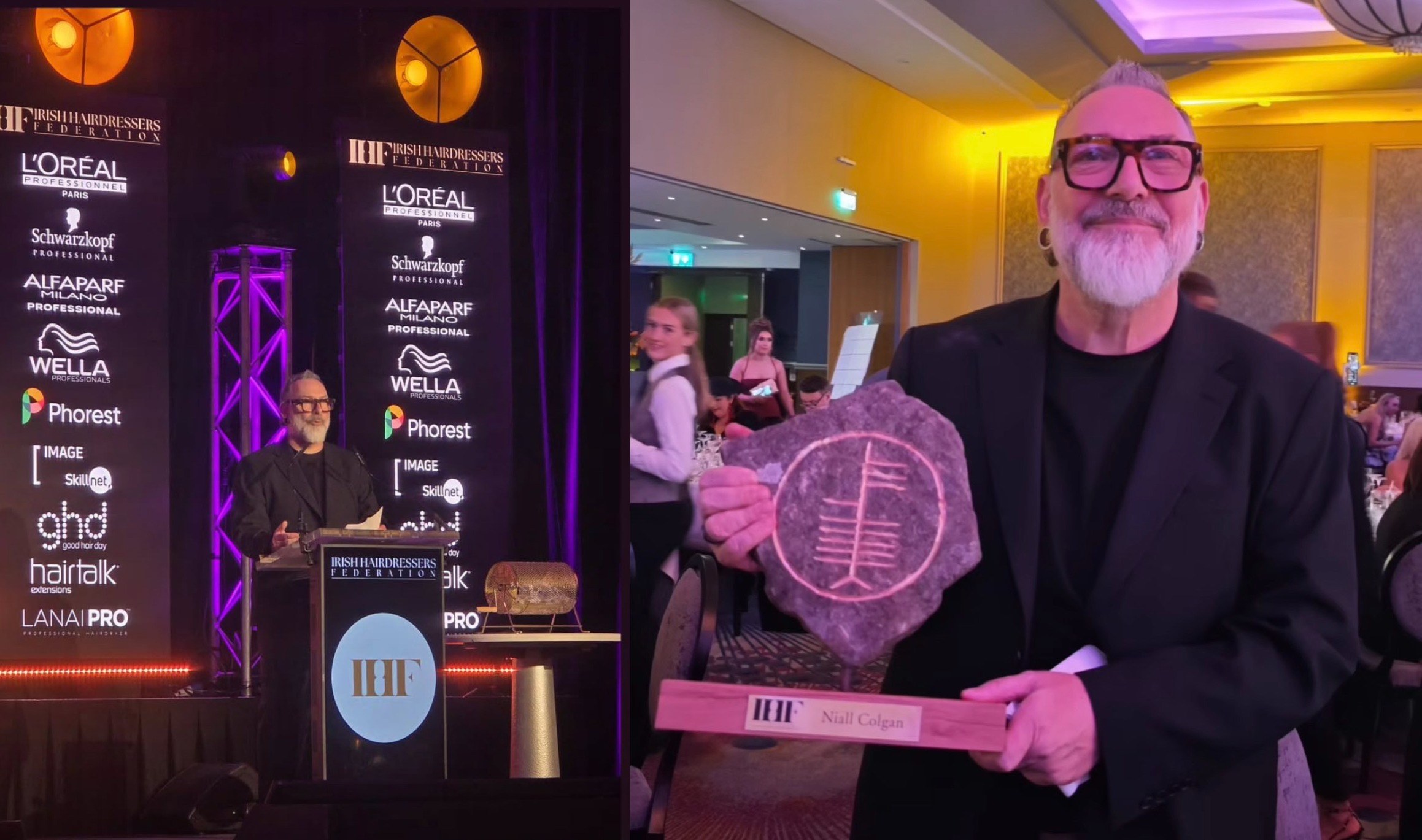 Niall Colgan IHF ICON Award honour at Gala event