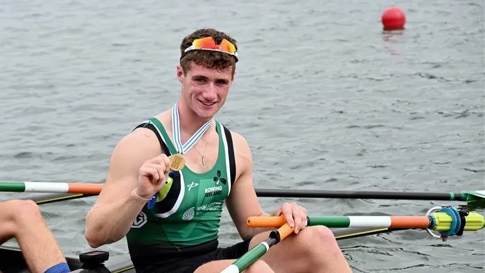 Jack Rafferty Ireland trial impresses at National Rowing Centre