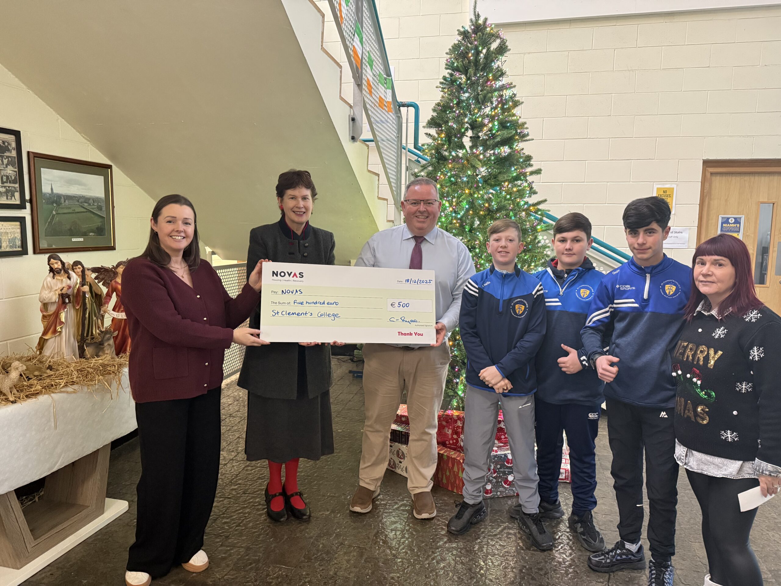 St Clements College NOVAS Christmas Sleep-Out support