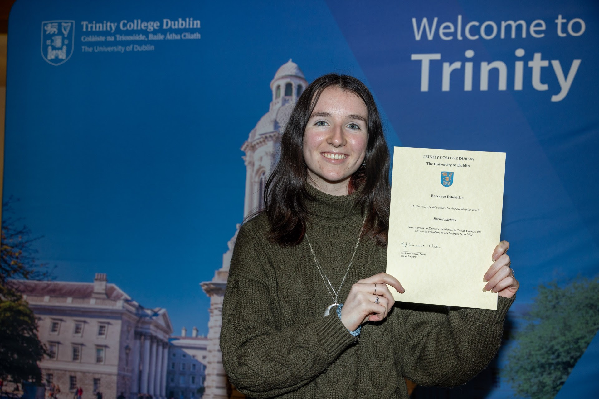 Trinity College Dublin Entrance Awards for 15 Limerick students