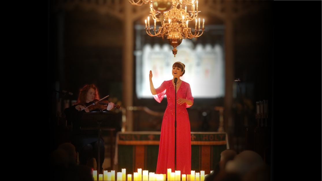 Eve Stafford Candlelit Valentine’s concert at Saint Mary’s Cathedral