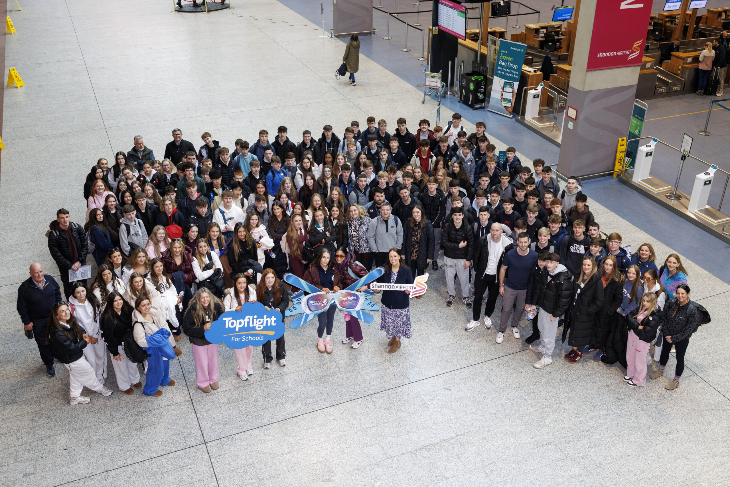 First Topflight for Schools ski flight takes off from Shannon Airport