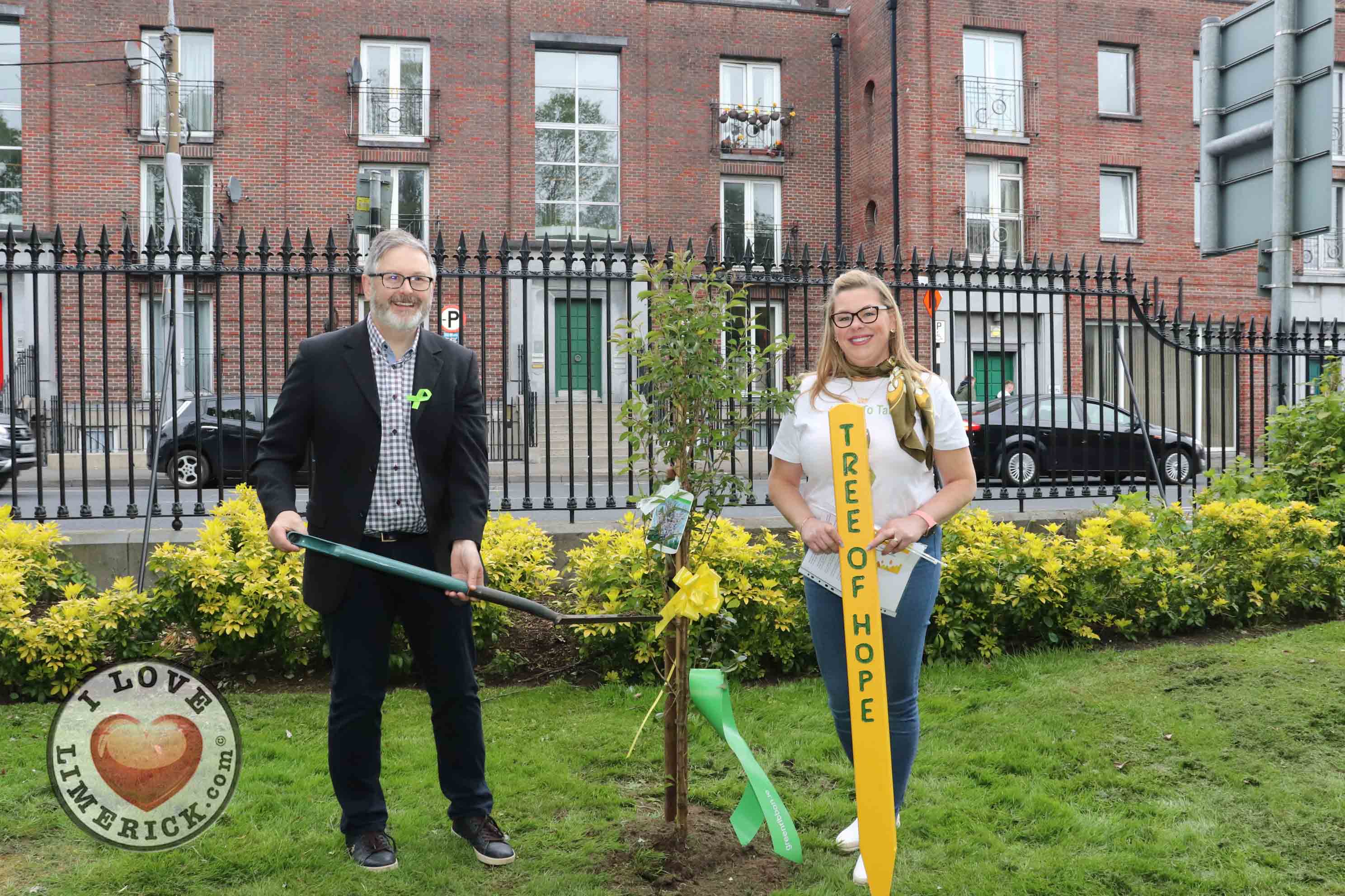 EmployAbility Limerick plants Tree of Hope in for Time to Talk Day