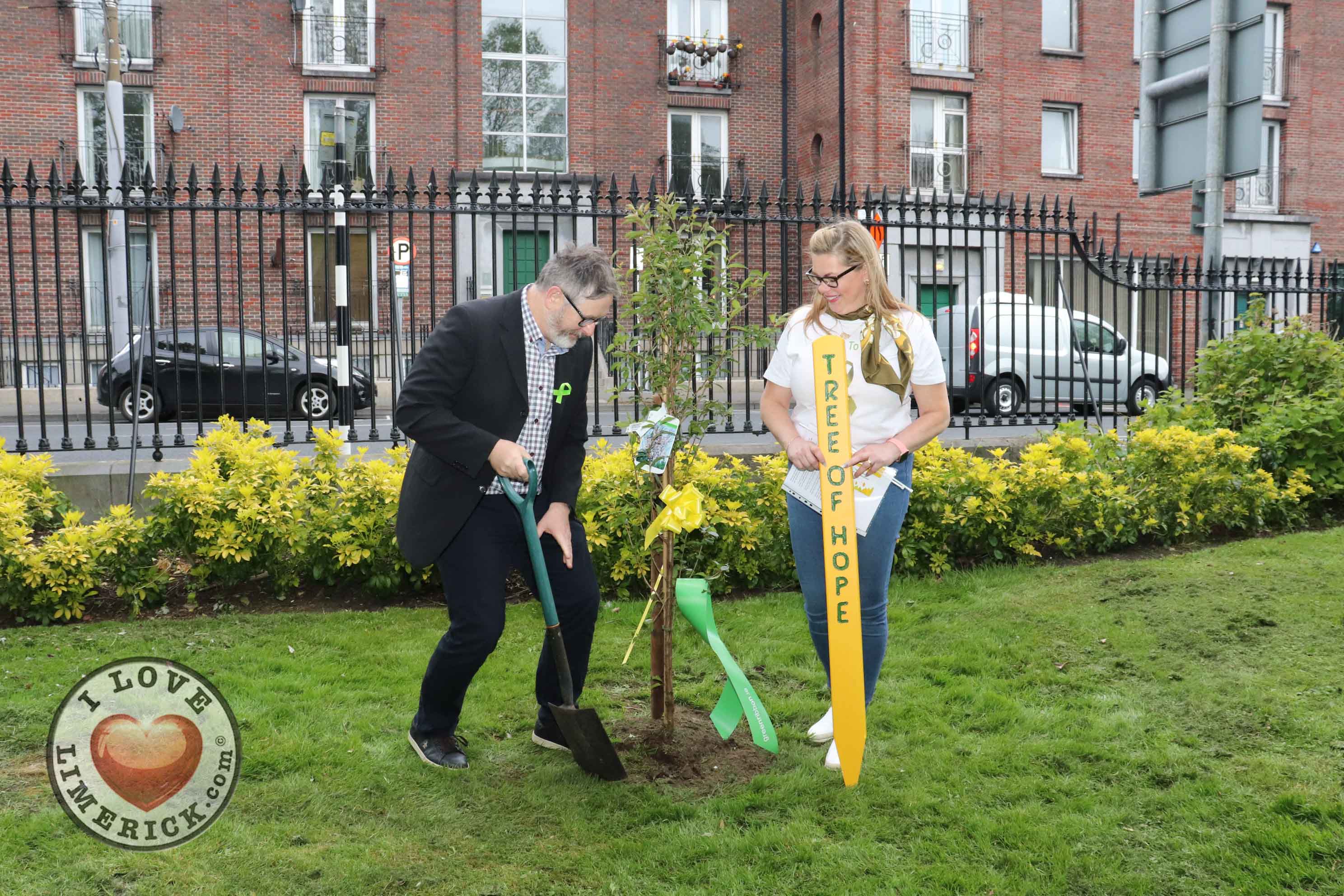 EmployAbility Limerick plants Tree of Hope in for Time to Talk Day
