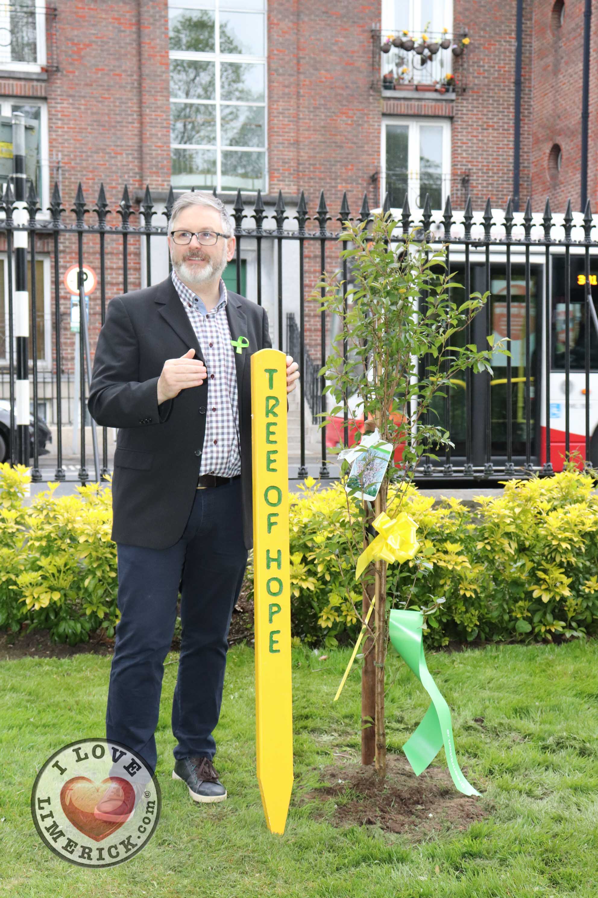 EmployAbility Limerick plants Tree of Hope in for Time to Talk Day