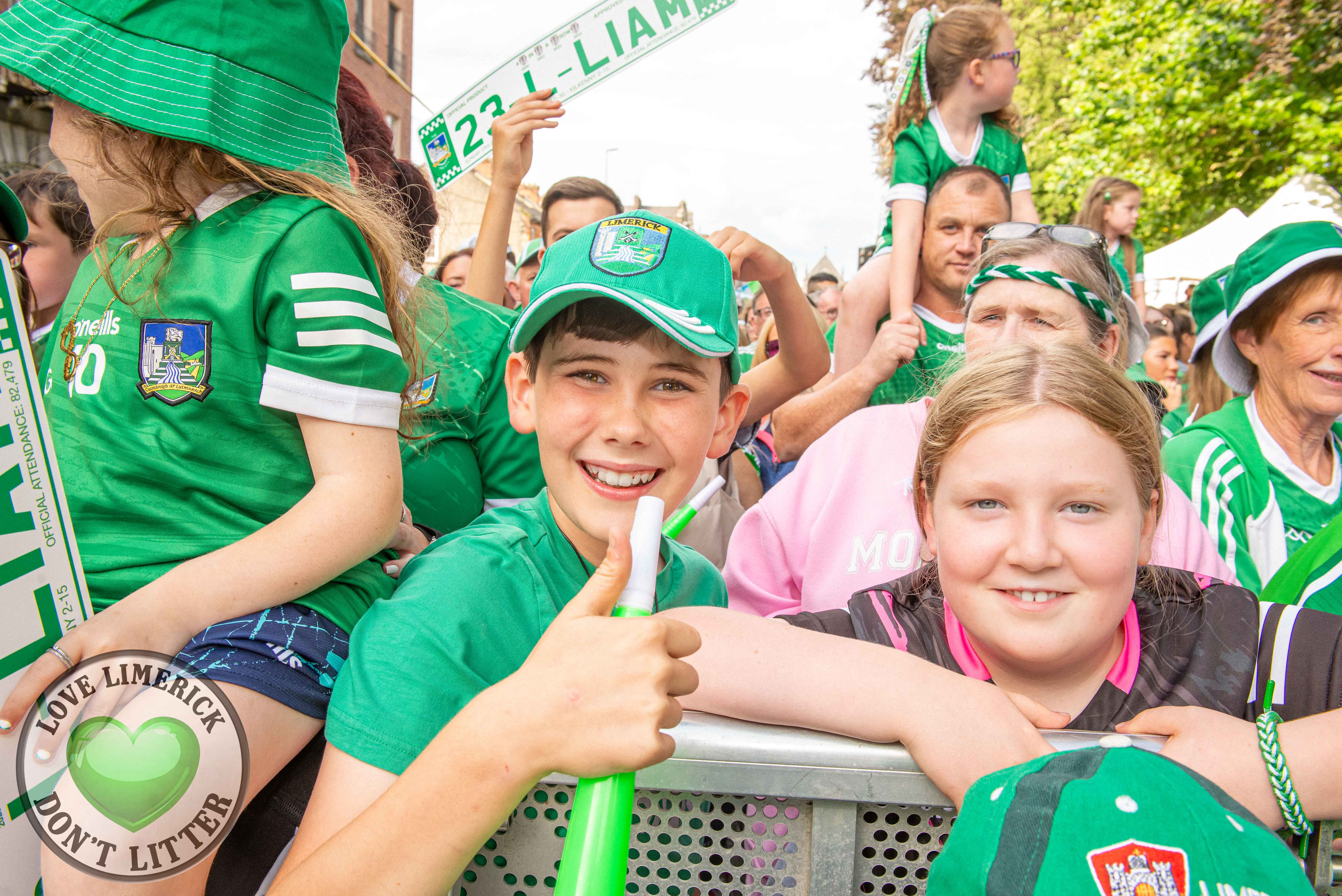 Limerick hurling heroes welcomed home in Limerick City