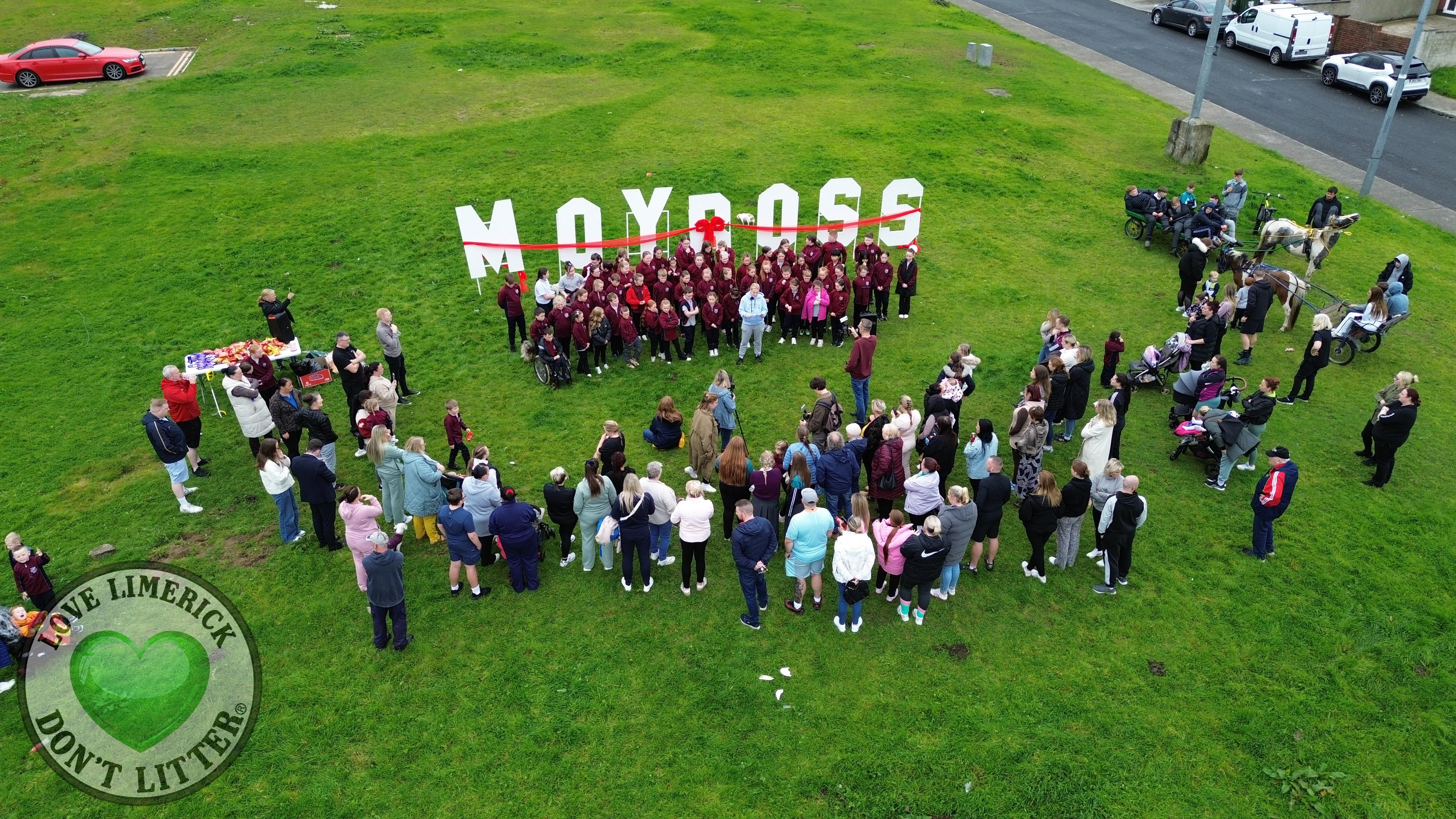 Moyross Hollywood sign marks ten years of community growth