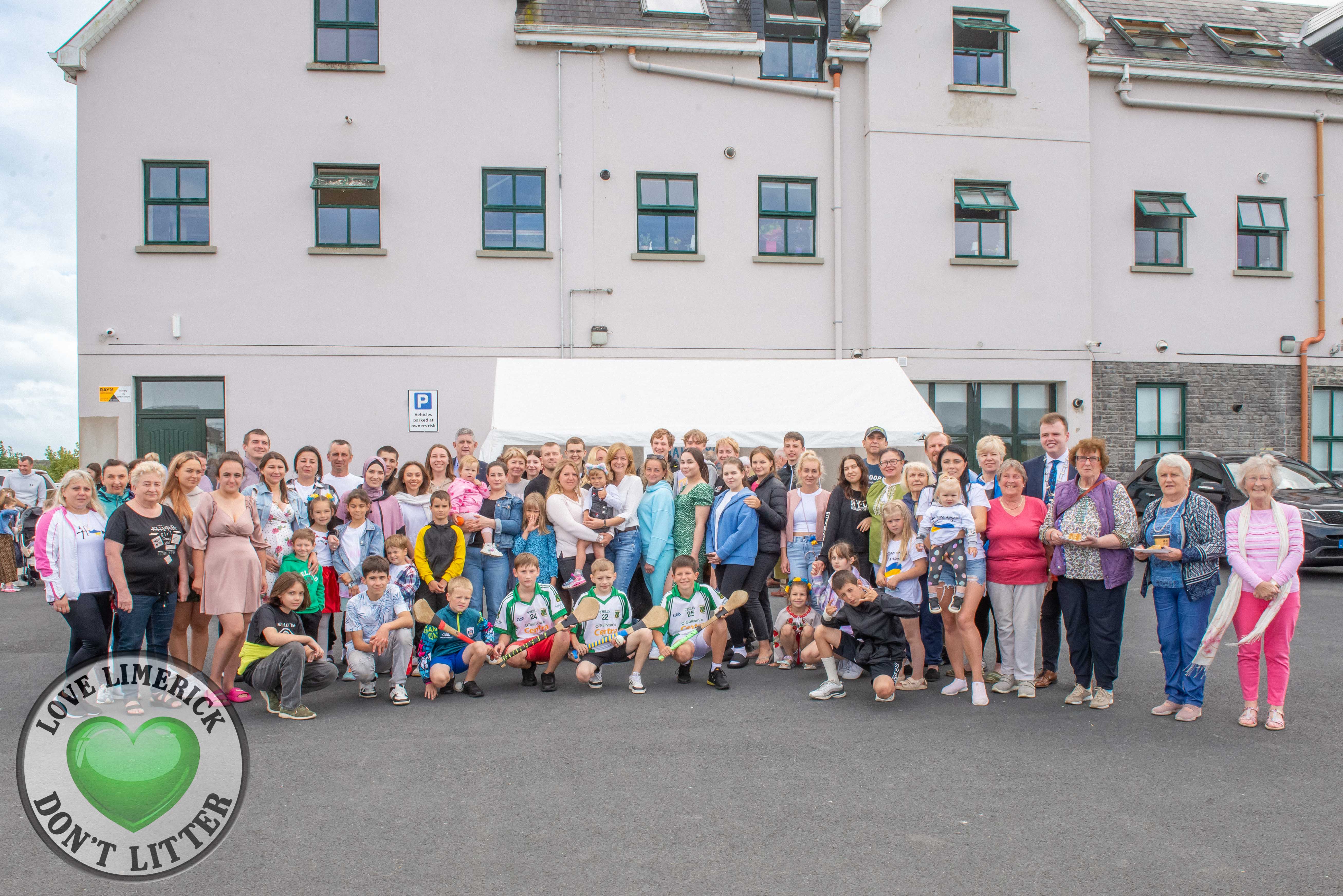 County's first Ukranian hurlers at Limerick's Tara House