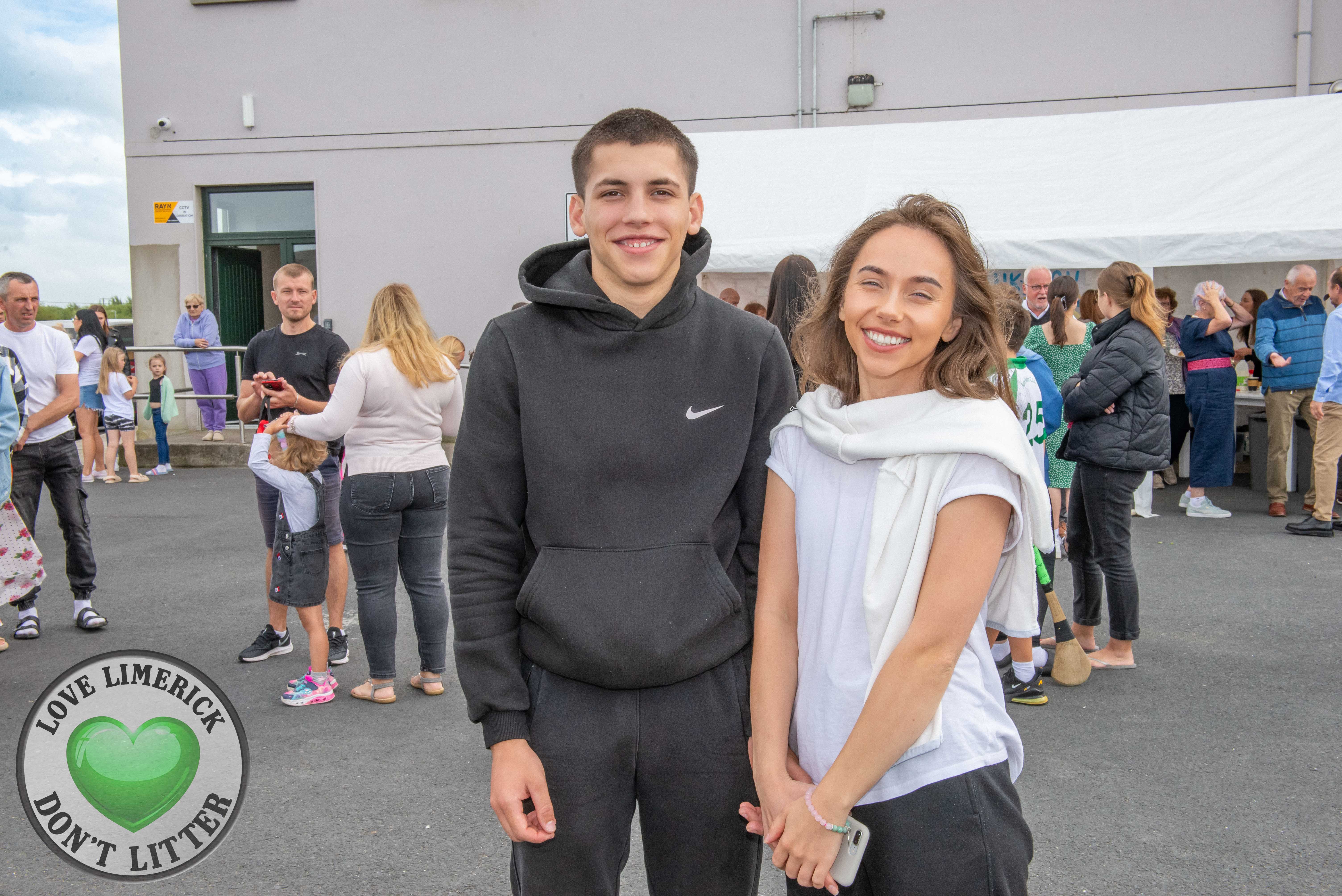 County's first Ukranian hurlers at Limerick's Tara House