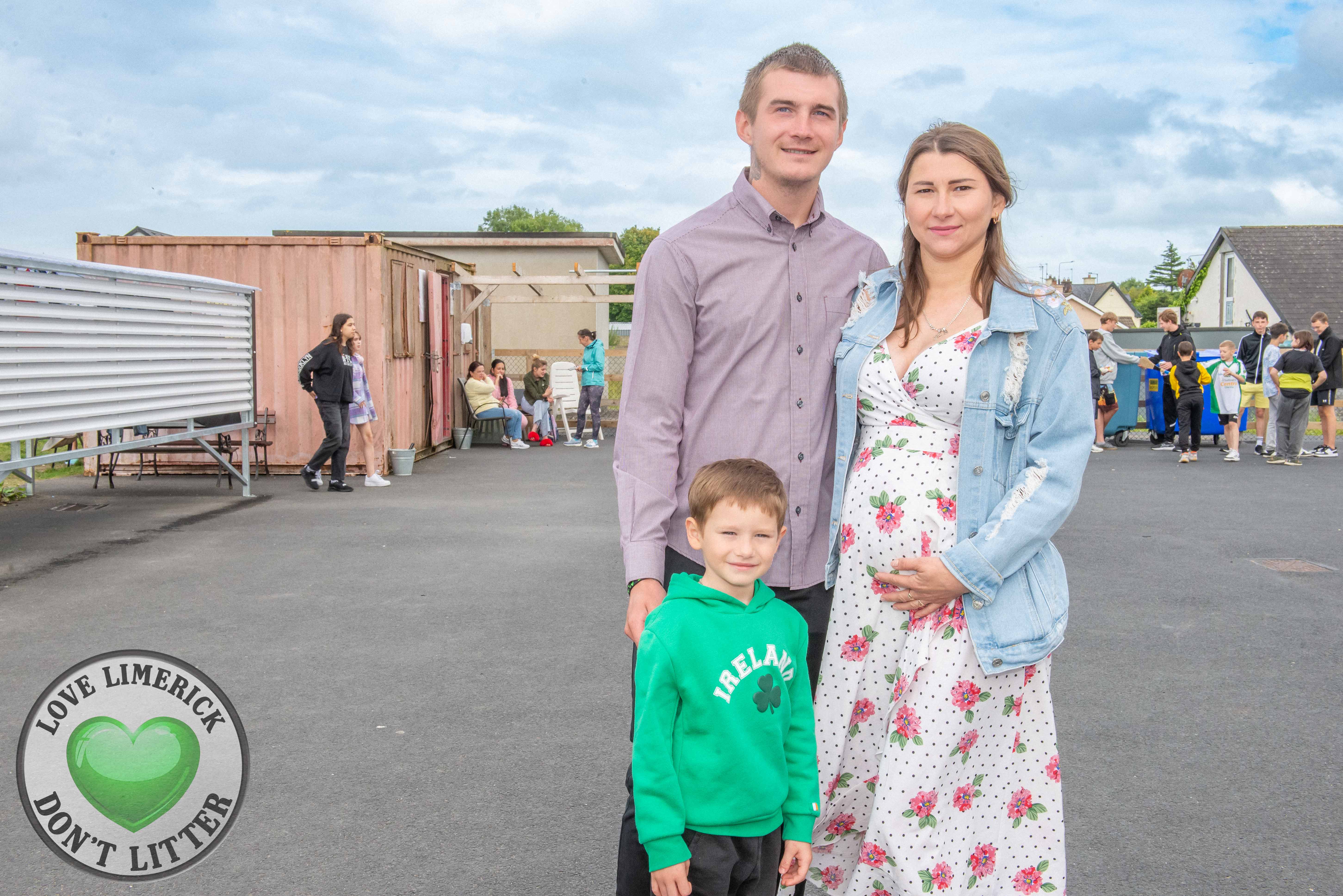 County's first Ukranian hurlers at Limerick's Tara House