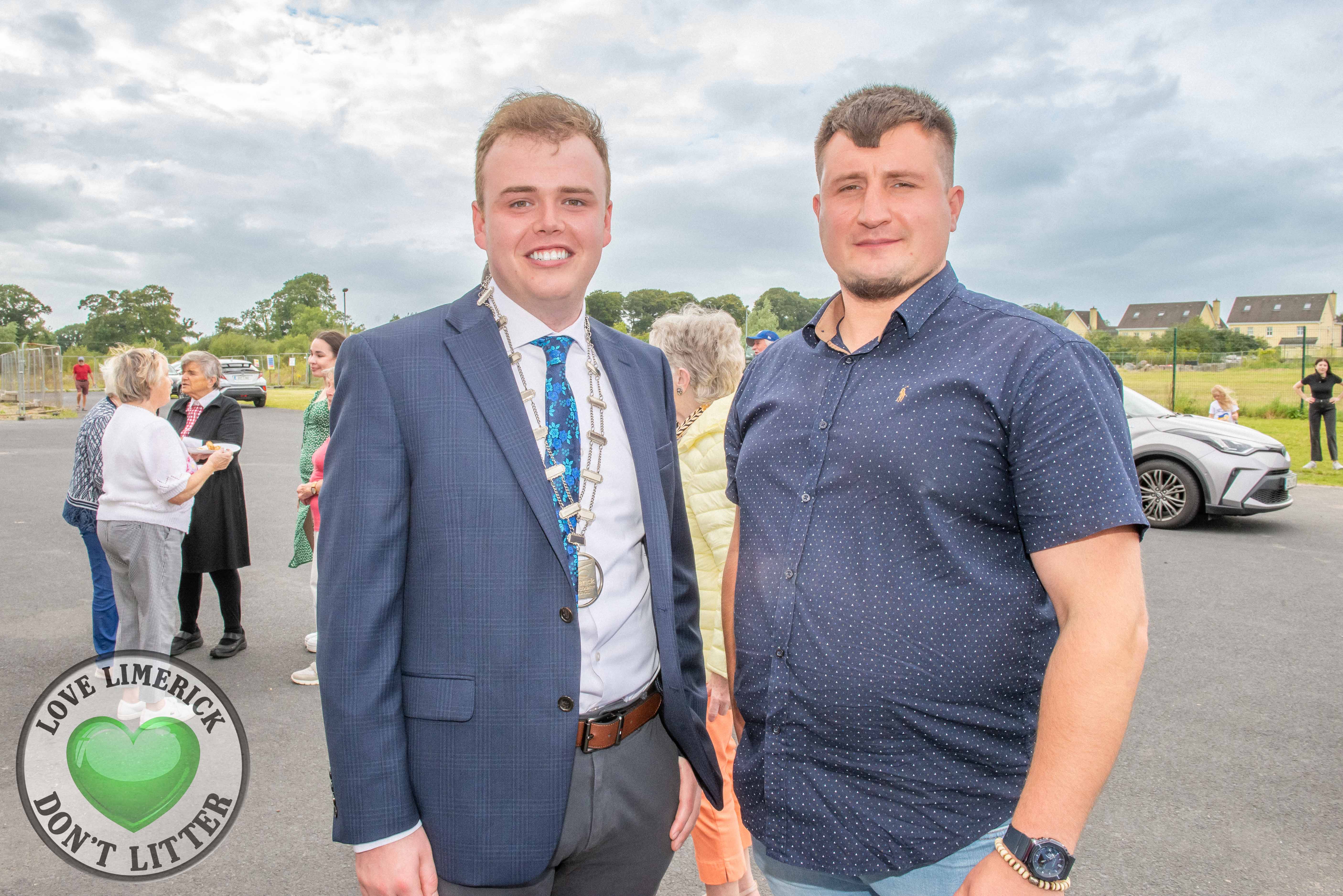 County's first Ukranian hurlers at Limerick's Tara House