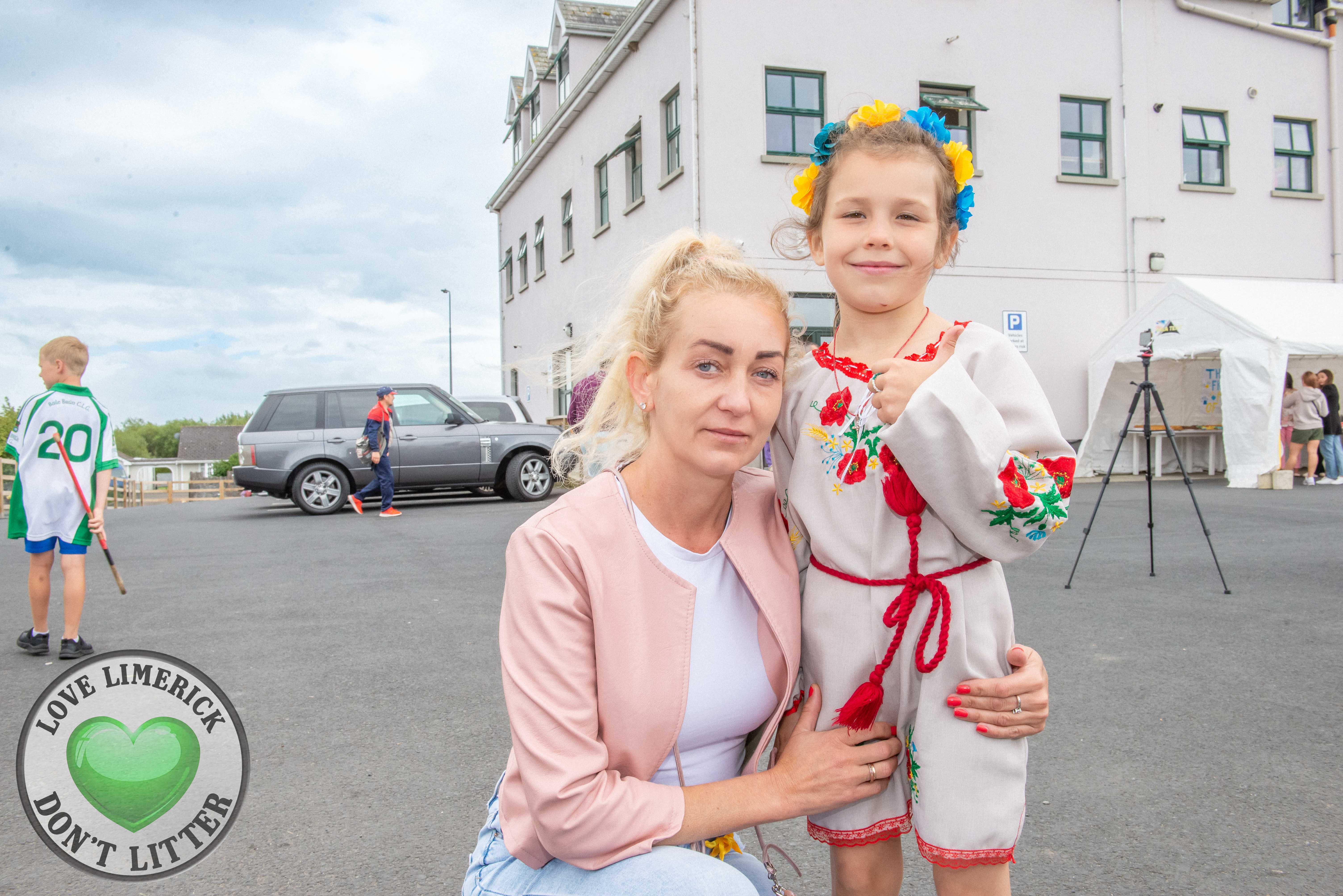 County's first Ukranian hurlers at Limerick's Tara House