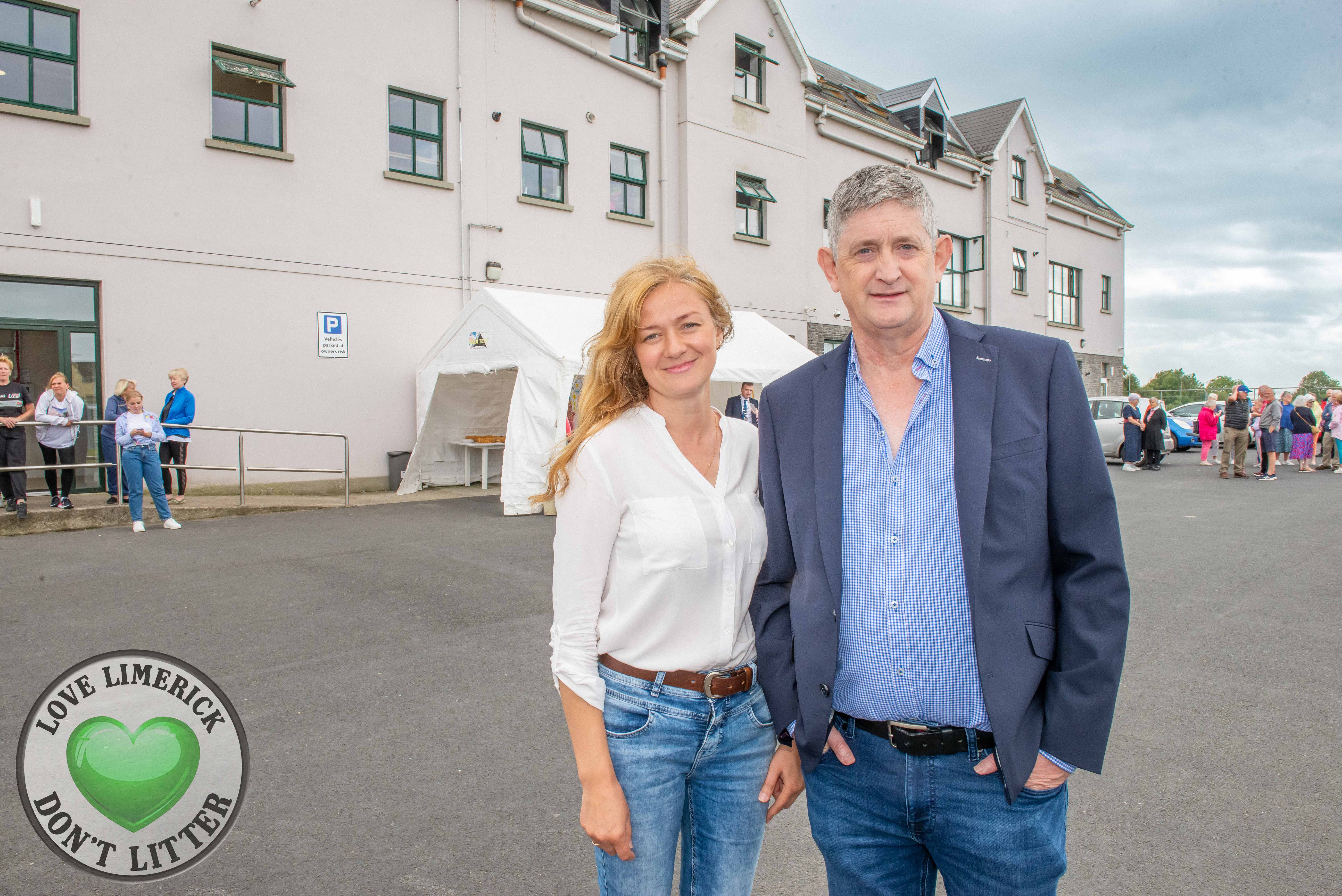 County's first Ukranian hurlers at Limerick's Tara House