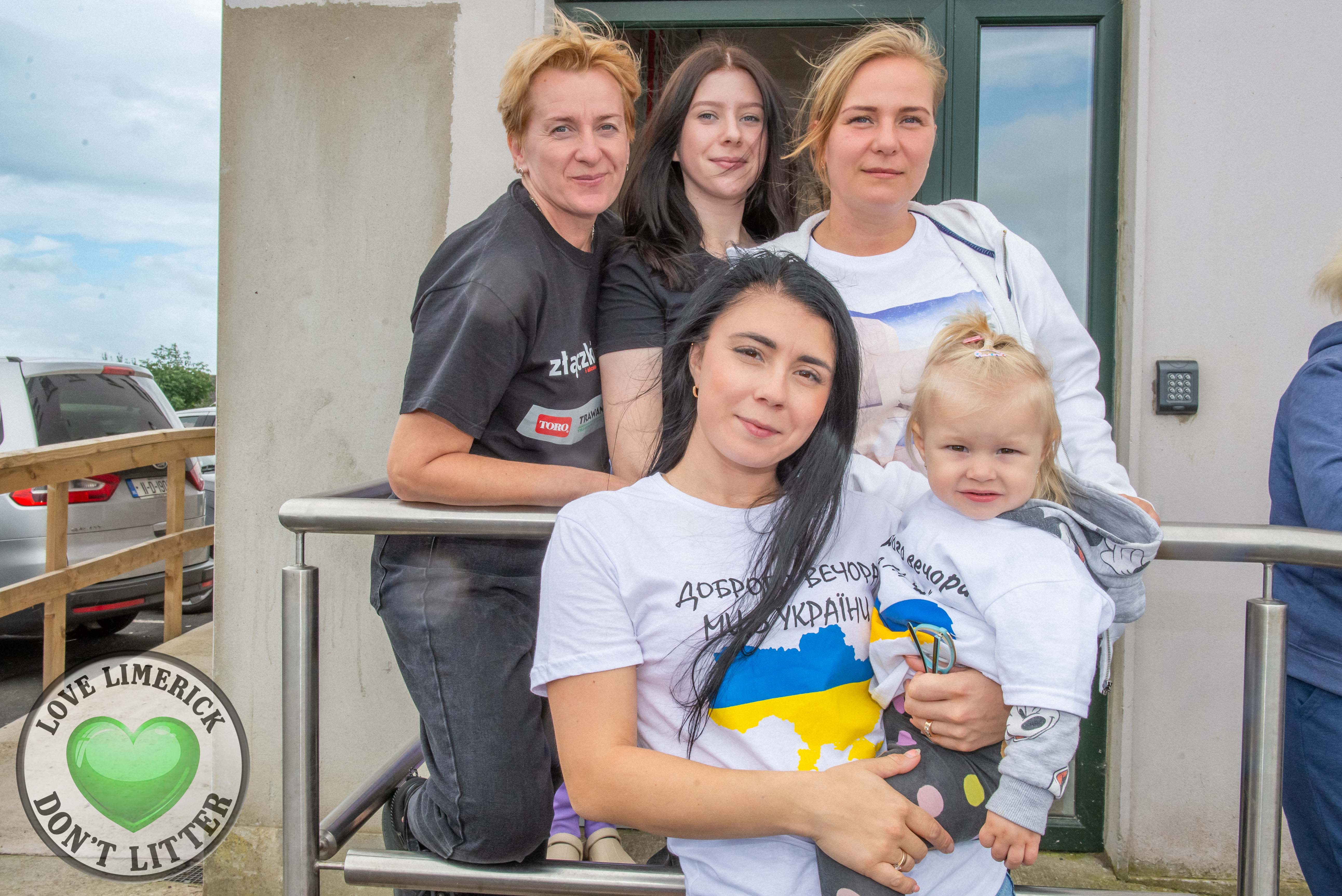 County's first Ukranian hurlers at Limerick's Tara House